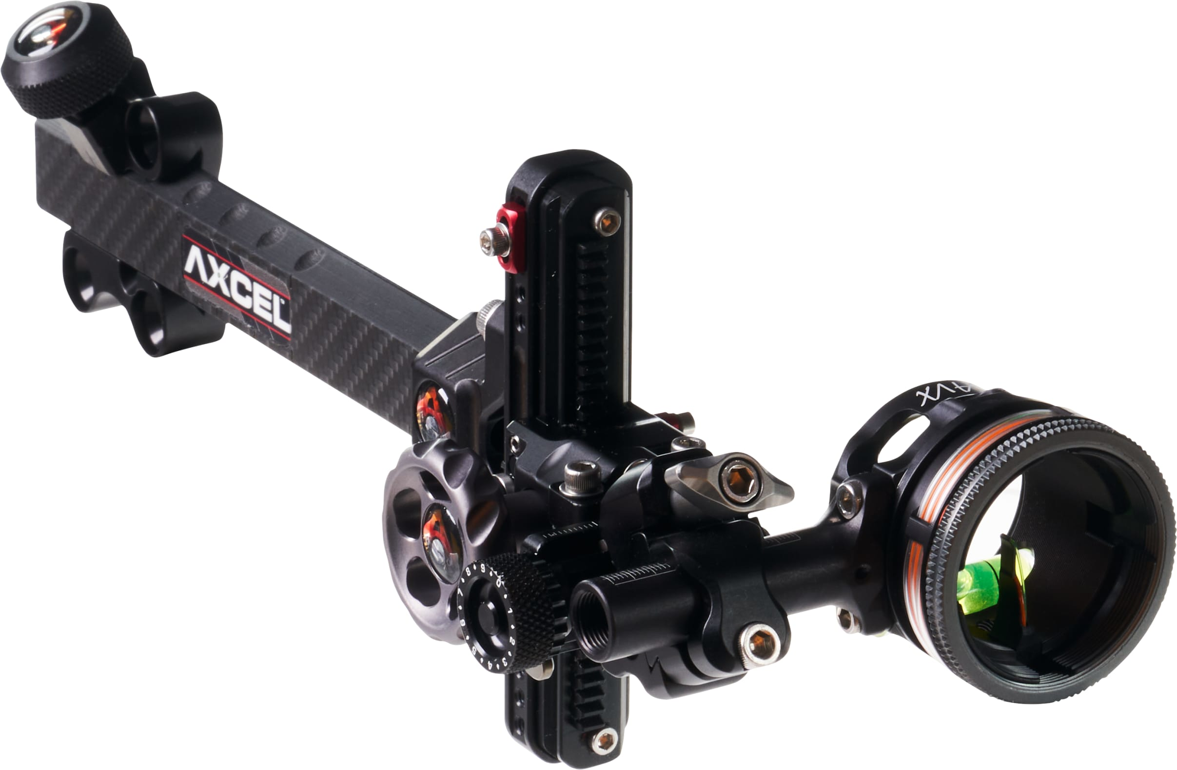 AXCEL Landslyde Carbon Pro Slider Bow Sight with Ranger Double Pin ...